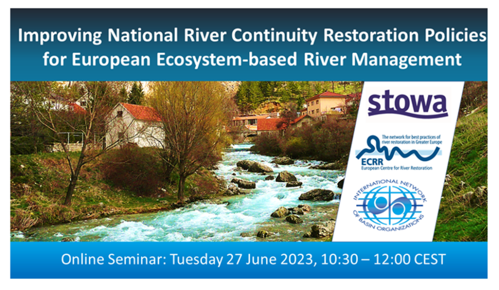 Webinar – National River Continuity Restoration Policies for European ...